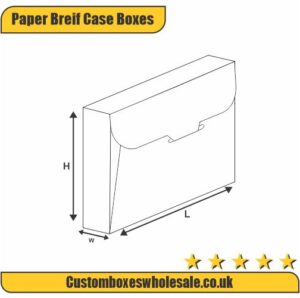Custom Paper Briefcase Boxes Wholesale | Cheap Deliver Fast