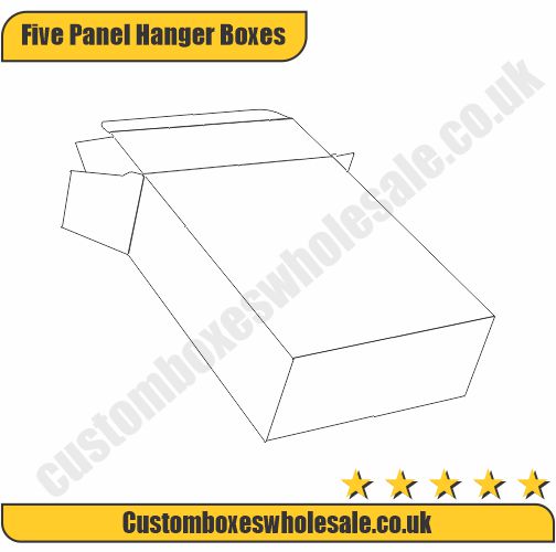 Get Five Panel Hanger Boxes | Custom 5 Panel Boxes