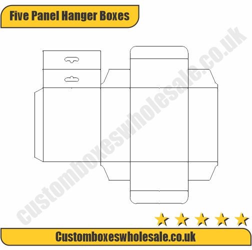 Get Five Panel Hanger Boxes | Custom 5 Panel Boxes