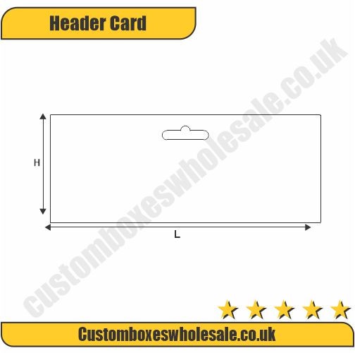 Custom Printed Header Cards | Kraft Header Cards Printing UK